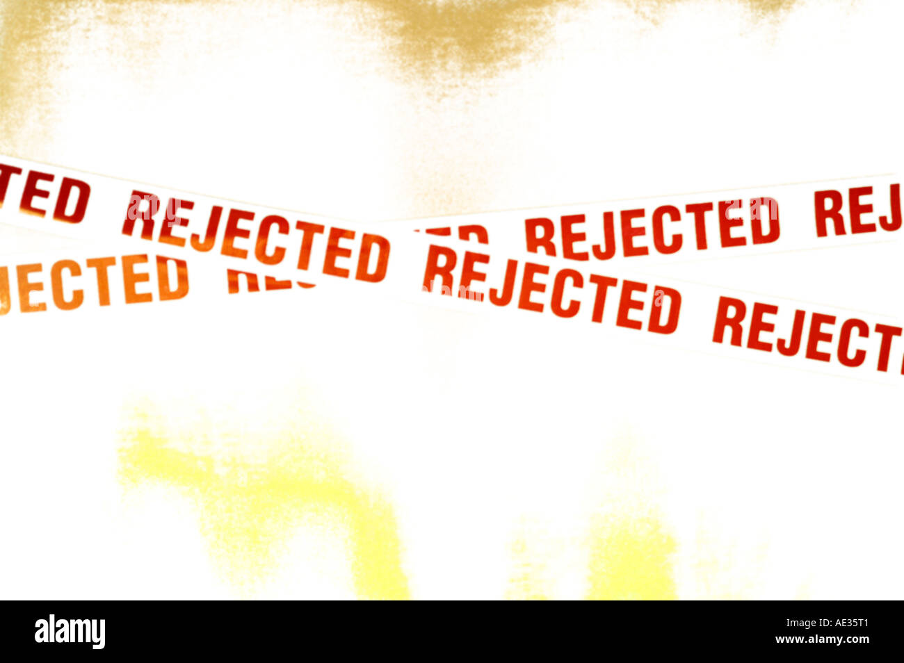 Rejected sign hi-res stock photography and images - Alamy