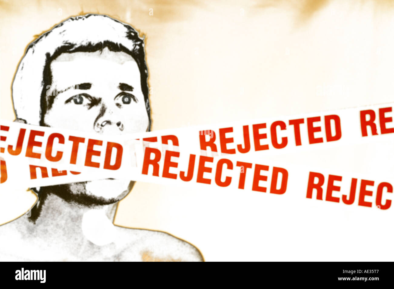 Rejected male hi-res stock photography and images - Alamy