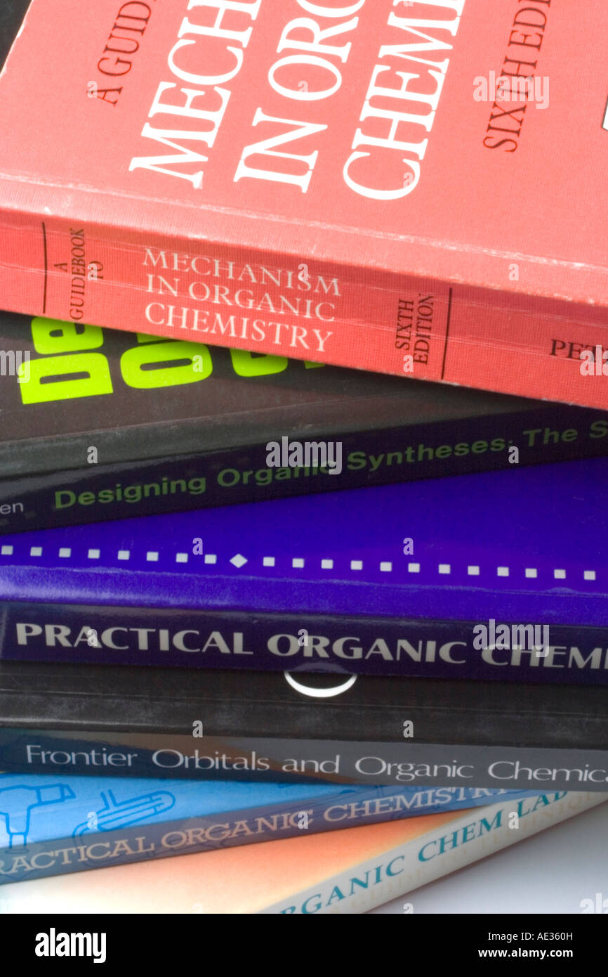 Pile of chemistry textbooks (2 Stock Photo - Alamy