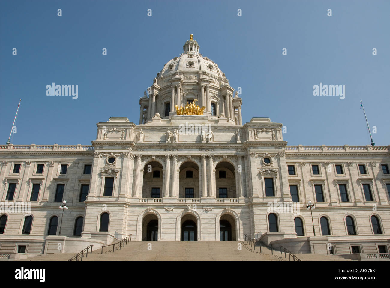 Minnesota Twin Cities Minneapolis Saint Paul The State Capitol Building ...