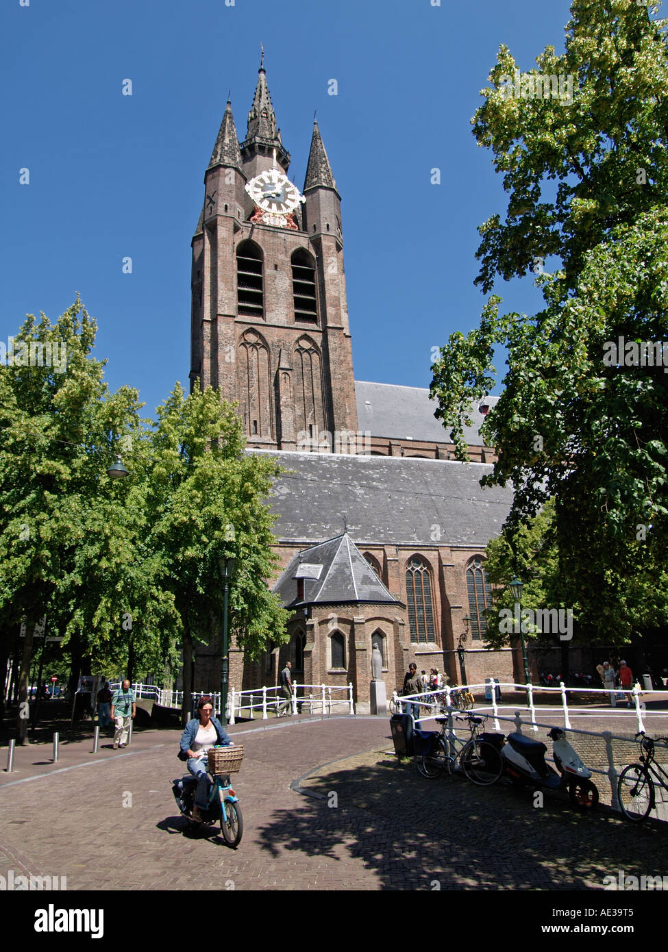 Old church delft historic city centre hi-res stock photography and ...