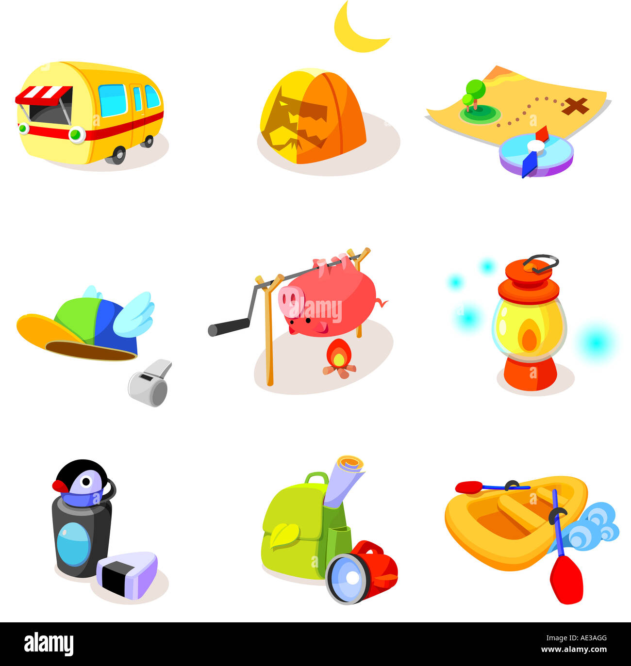 Various recreational favors Stock Photo - Alamy