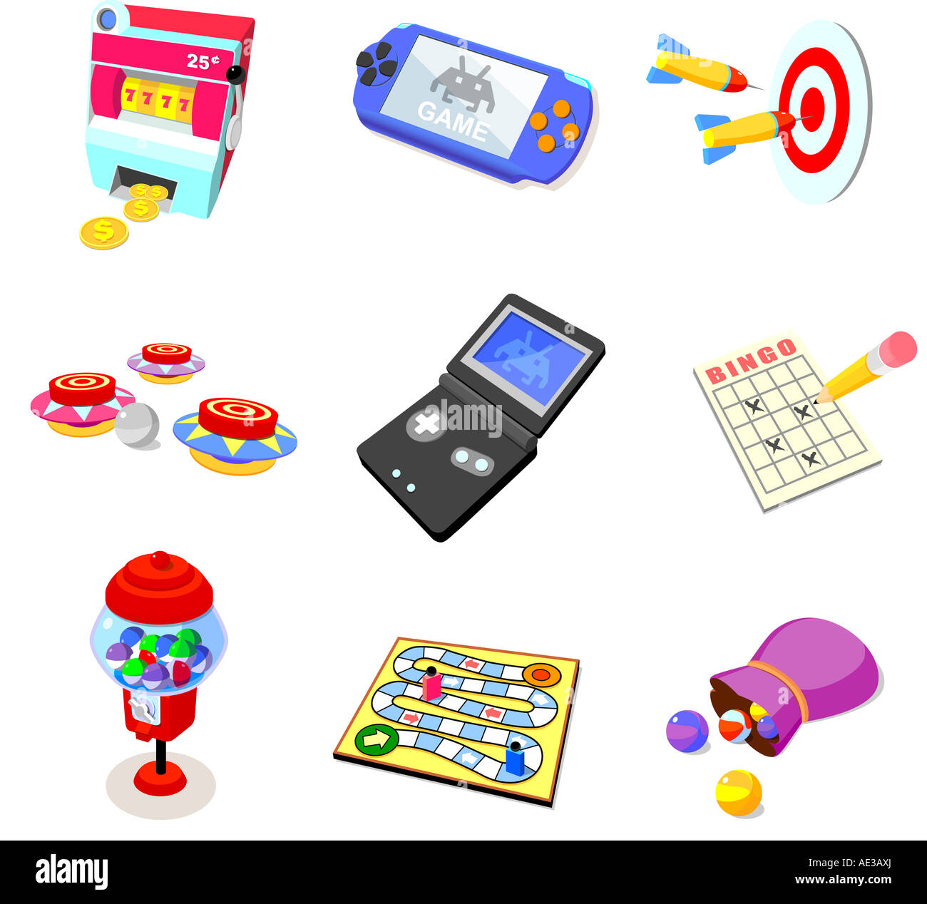 Coin slot games Cut Out Stock Images & Pictures - Alamy