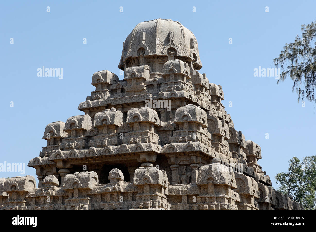 Temple at Mahabalipuram Stock Photo - Alamy