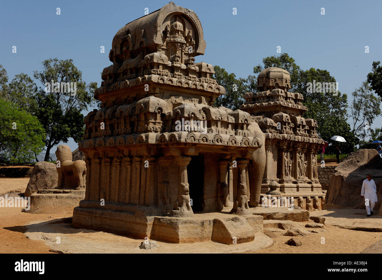 Temple at Mahabalipuram Stock Photo - Alamy