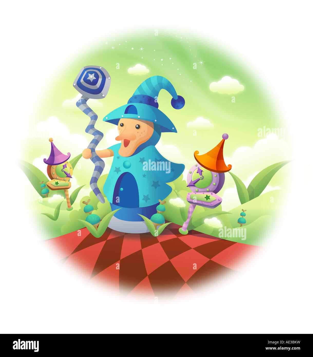 Cloud witch Cut Out Stock Images & Pictures - Alamy