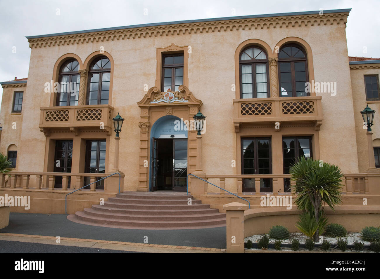 ROTORUA NORTH ISLAND NEW ZEALAND May The historic Blue Baths building ...