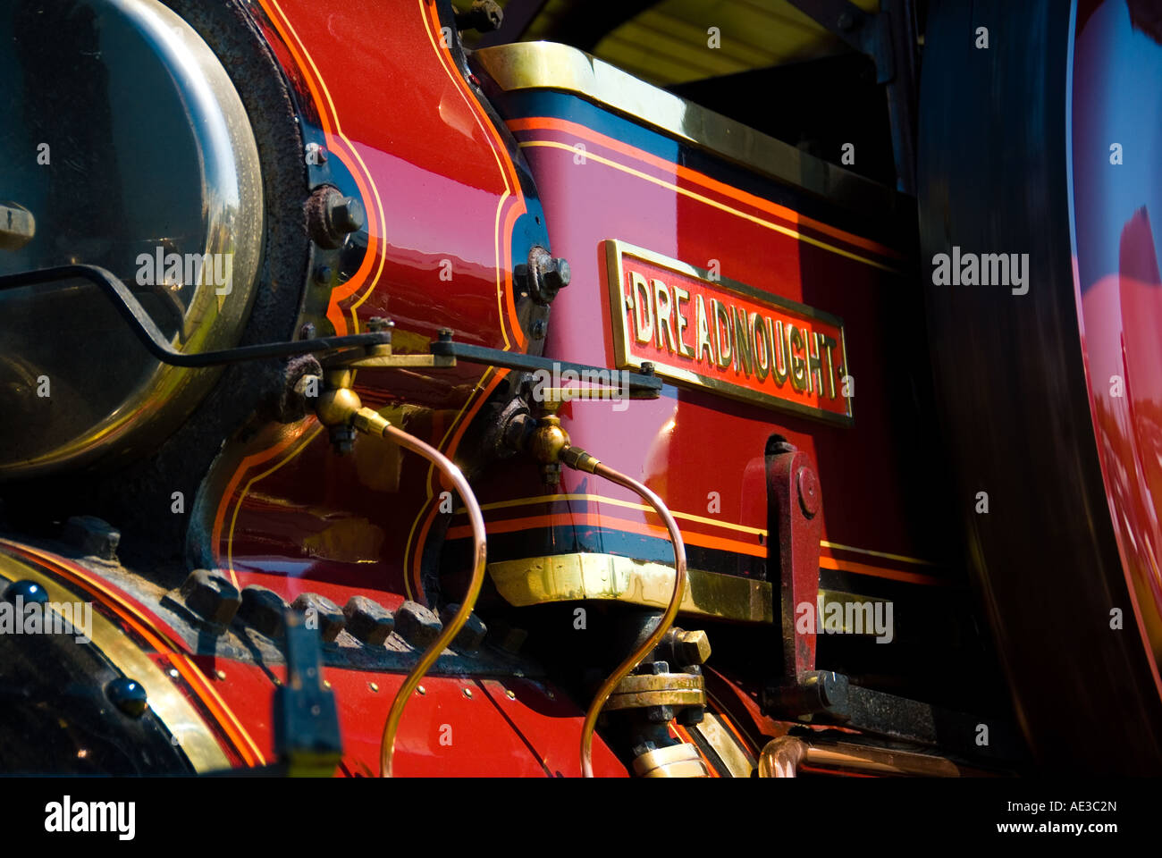 Steam Traction Engine Dreadnought Boiler Stock Photo - Alamy