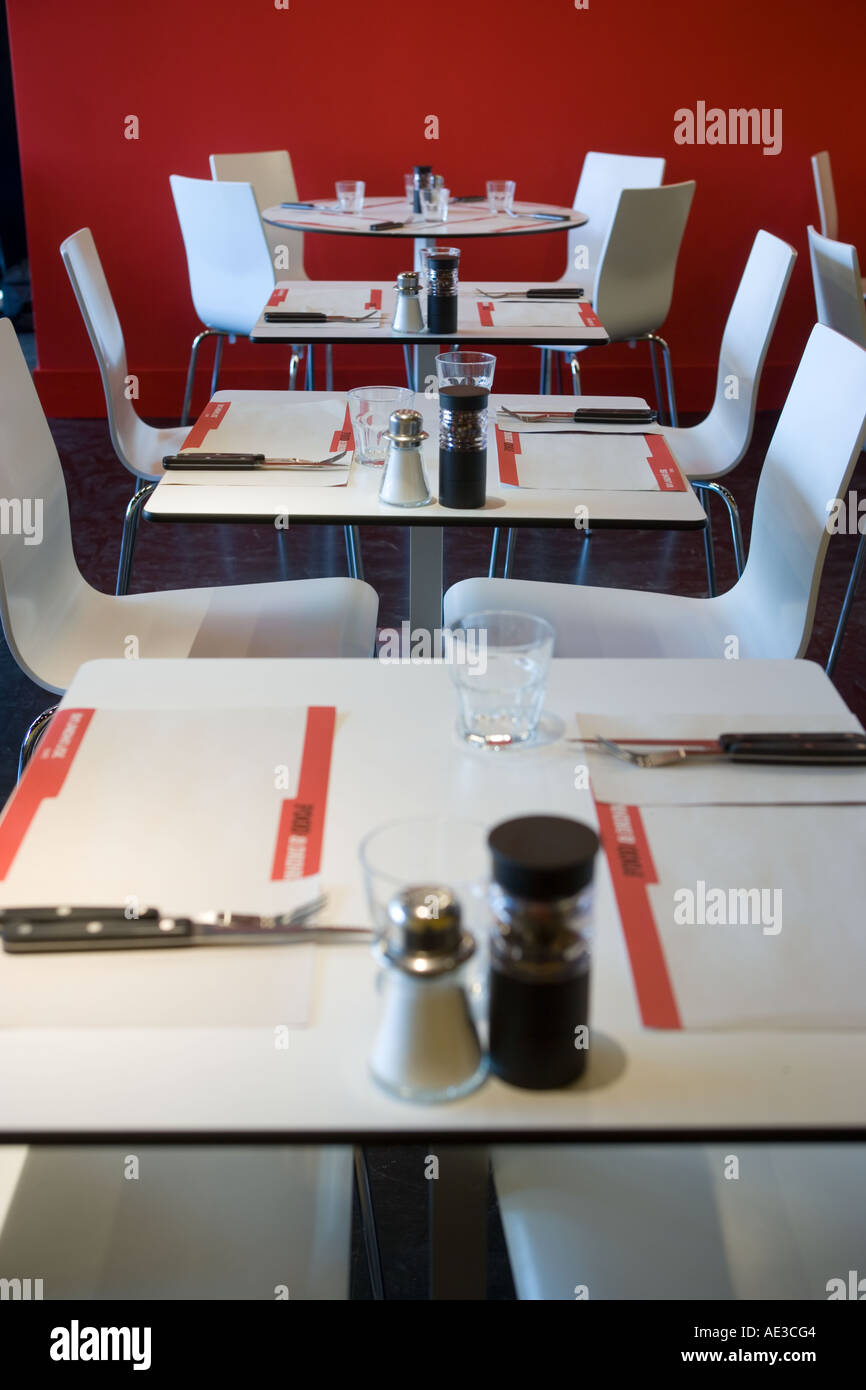 Roundhouse Cafe Restaurant London England UK Stock Photo - Alamy