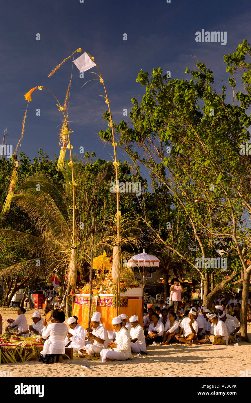 Full moon celebrations Kuta Beach Bali Indonesia Stock Photo - Alamy