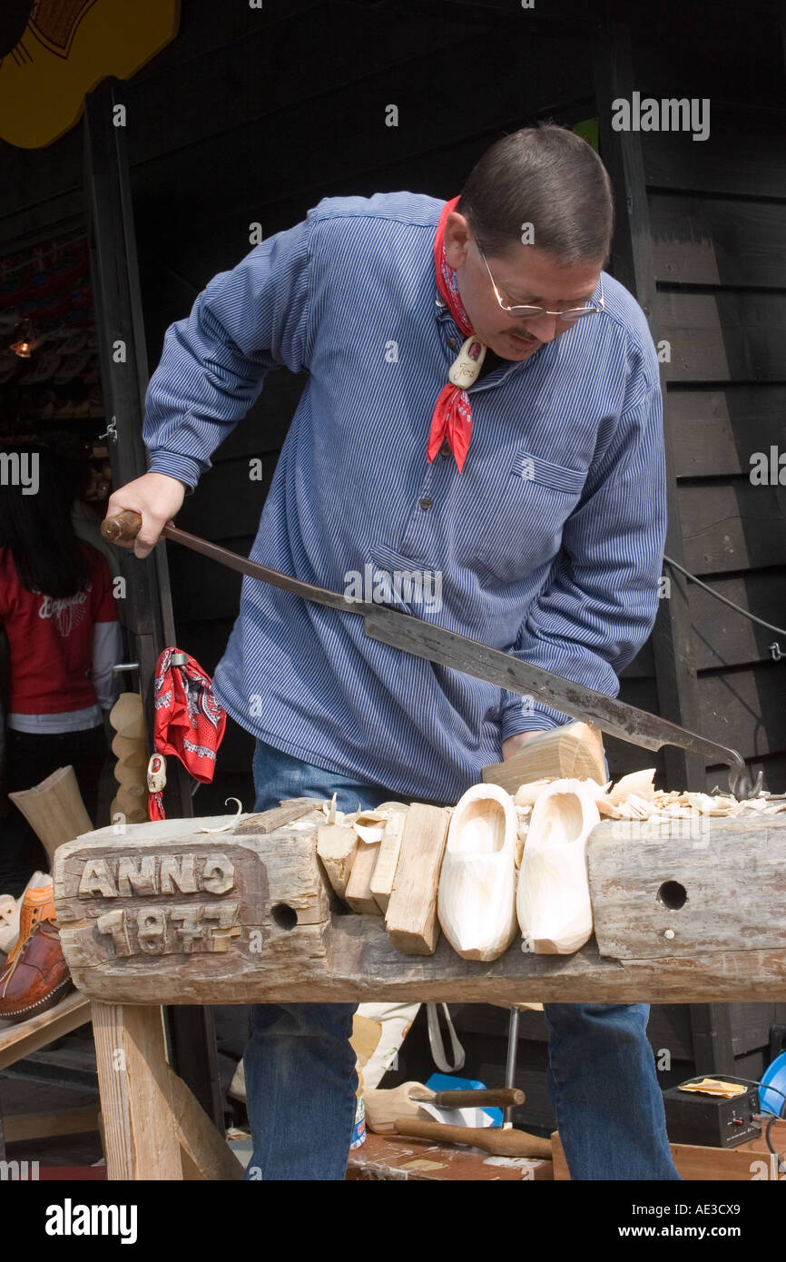 Clog Maker Keukenhof Gardens Leiden Netherlands Stock Photo - Alamy