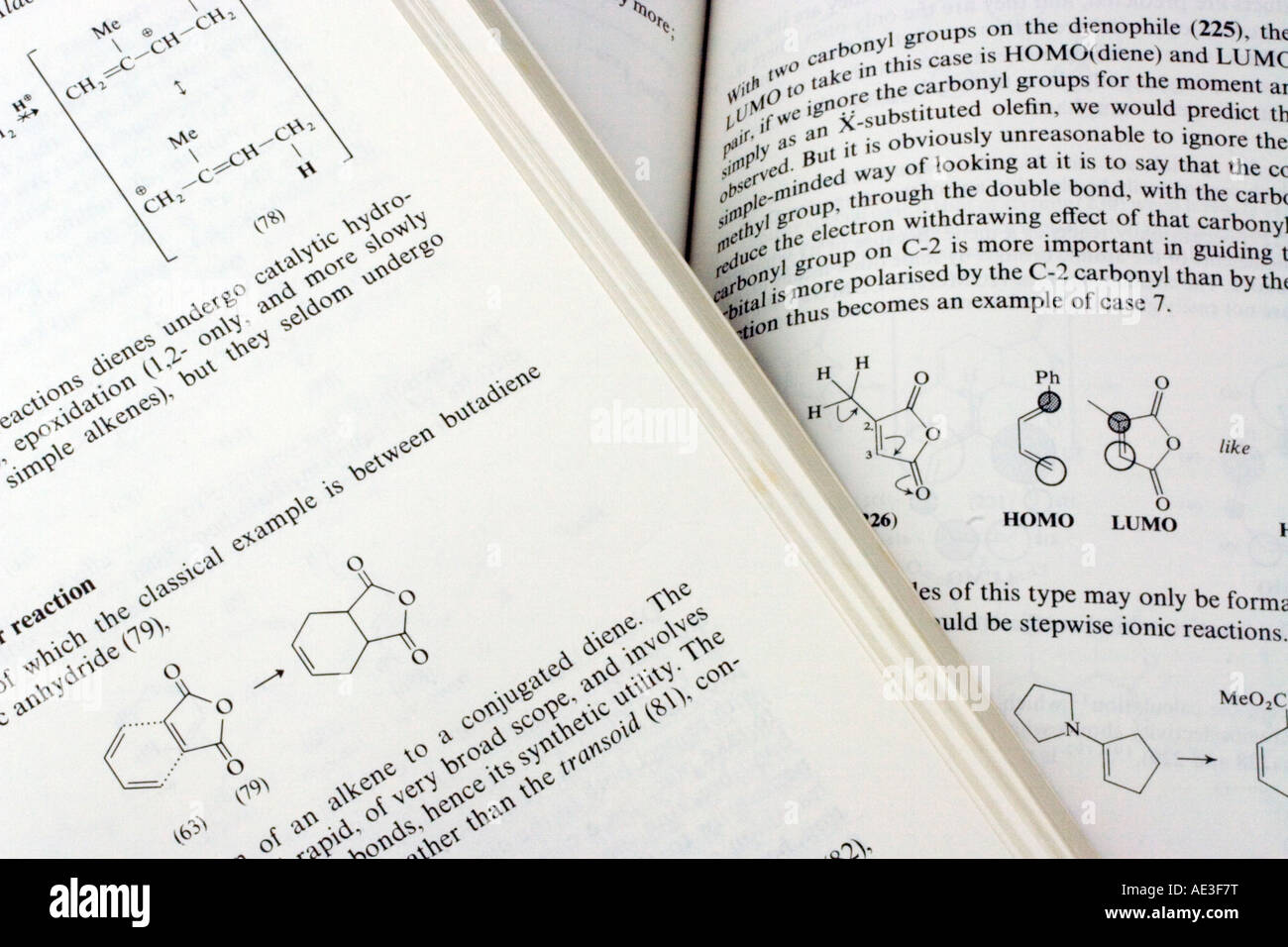 Open Chemistry textbooks showing structural molecular diagrams(1 Stock ...