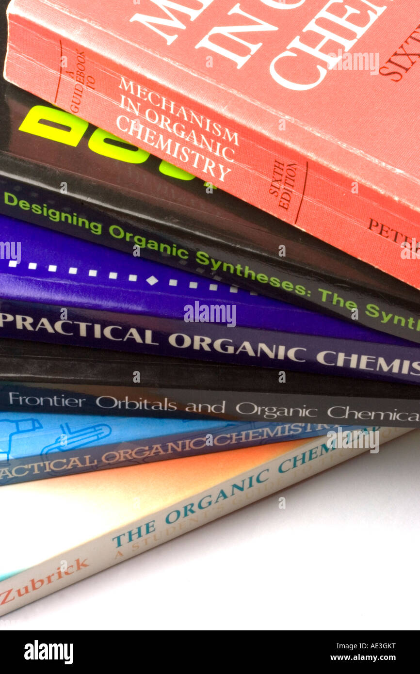Pile of chemistry textbooks (1 Stock Photo - Alamy