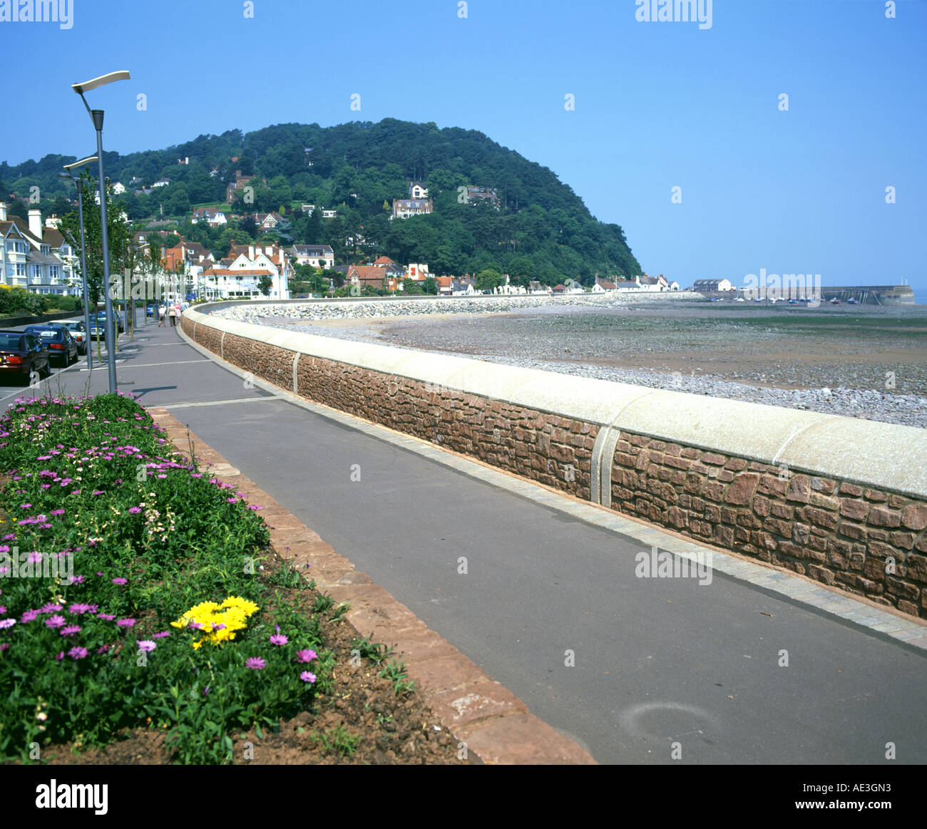 minehead sea front somerset south west england Stock Photo - Alamy