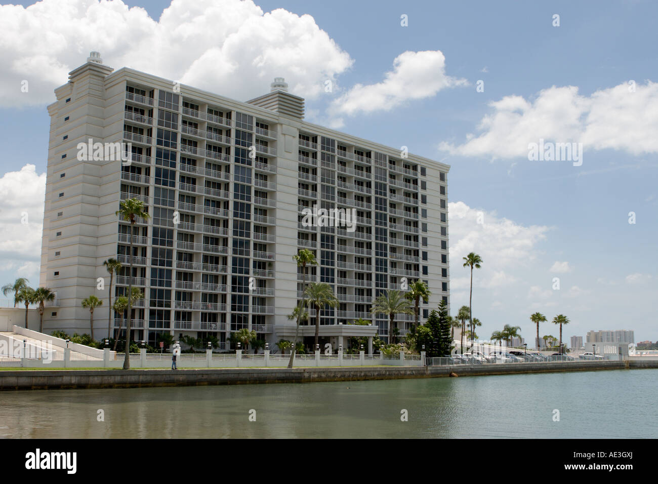 Waterfront Multi Story Condominium Building Stock Photo - Alamy