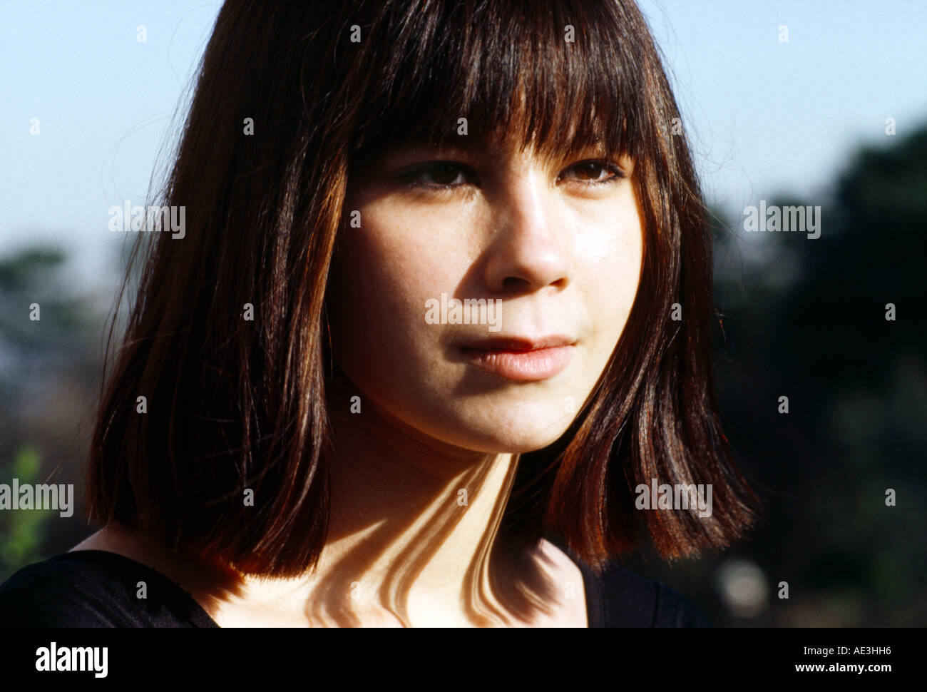 15 Year Old Girl Stock Photo - Alamy