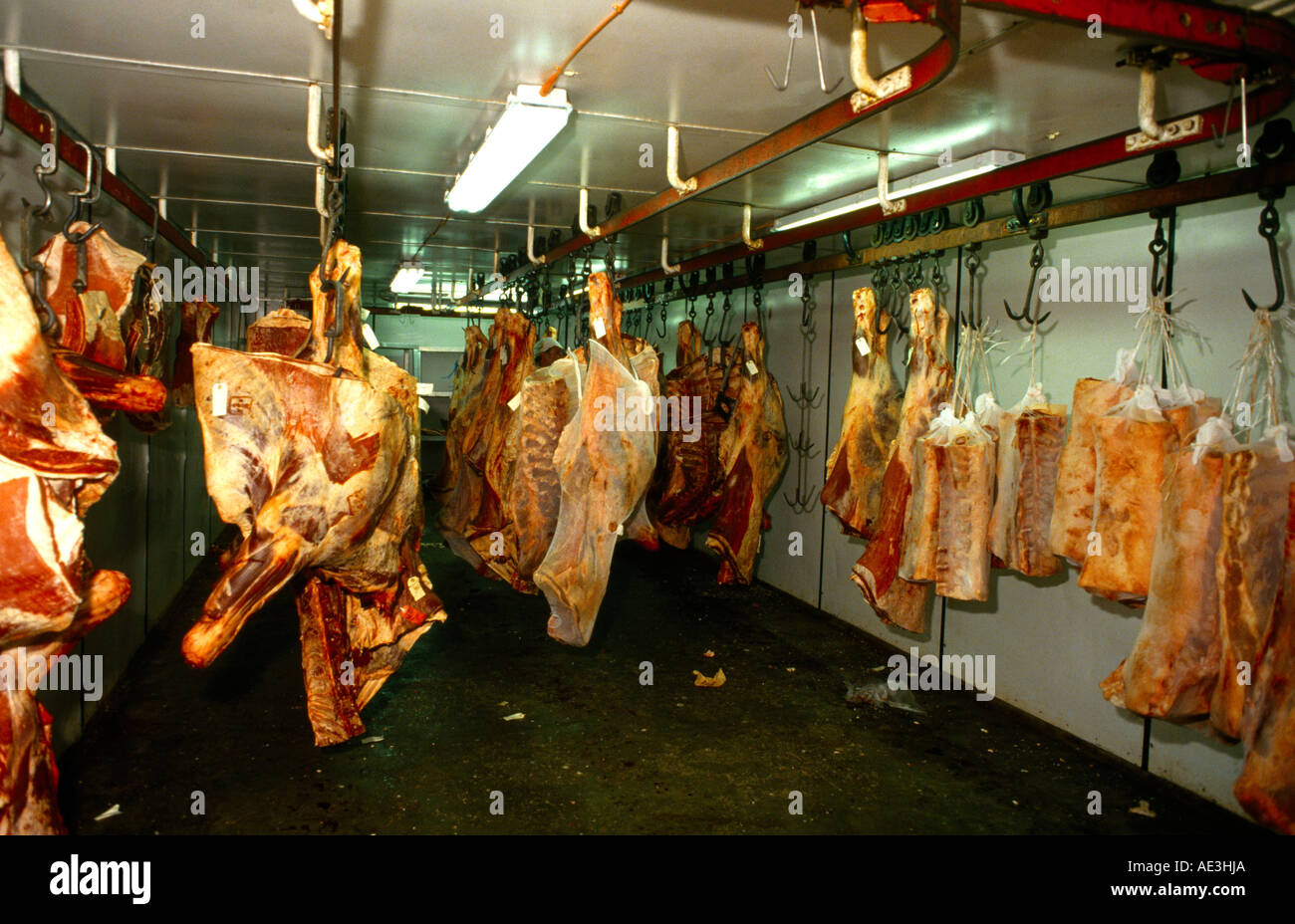 Cold store meat hi-res stock photography and images - Alamy