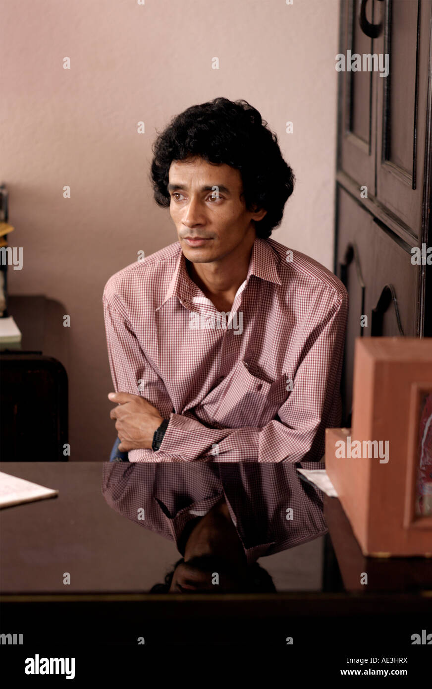 Nepalese office worker Stock Photo - Alamy