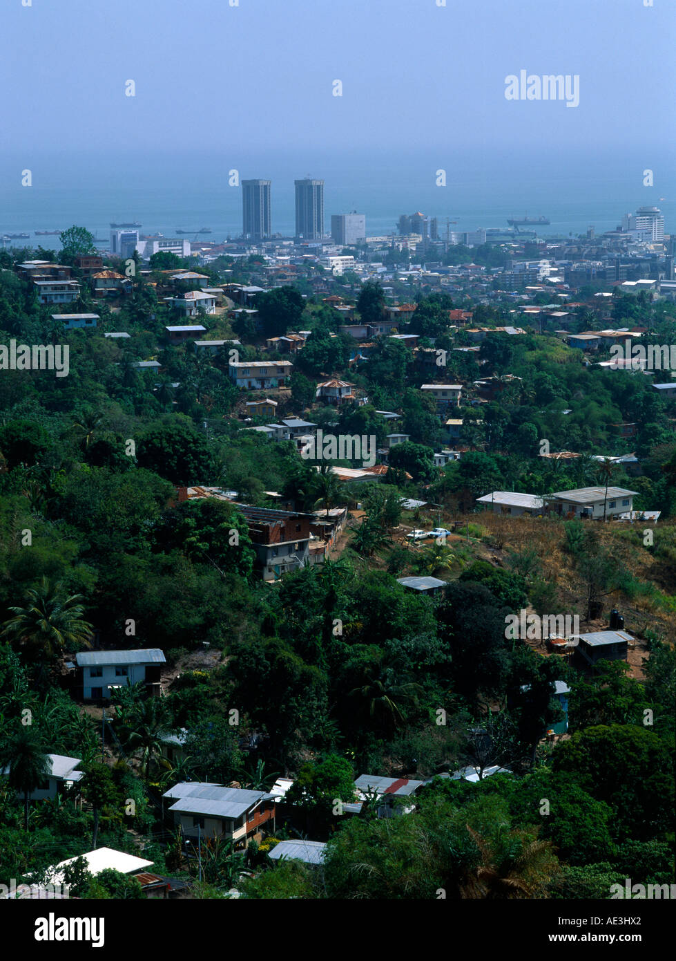 Port Of Spain Trinidad City View Stock Photo - Alamy