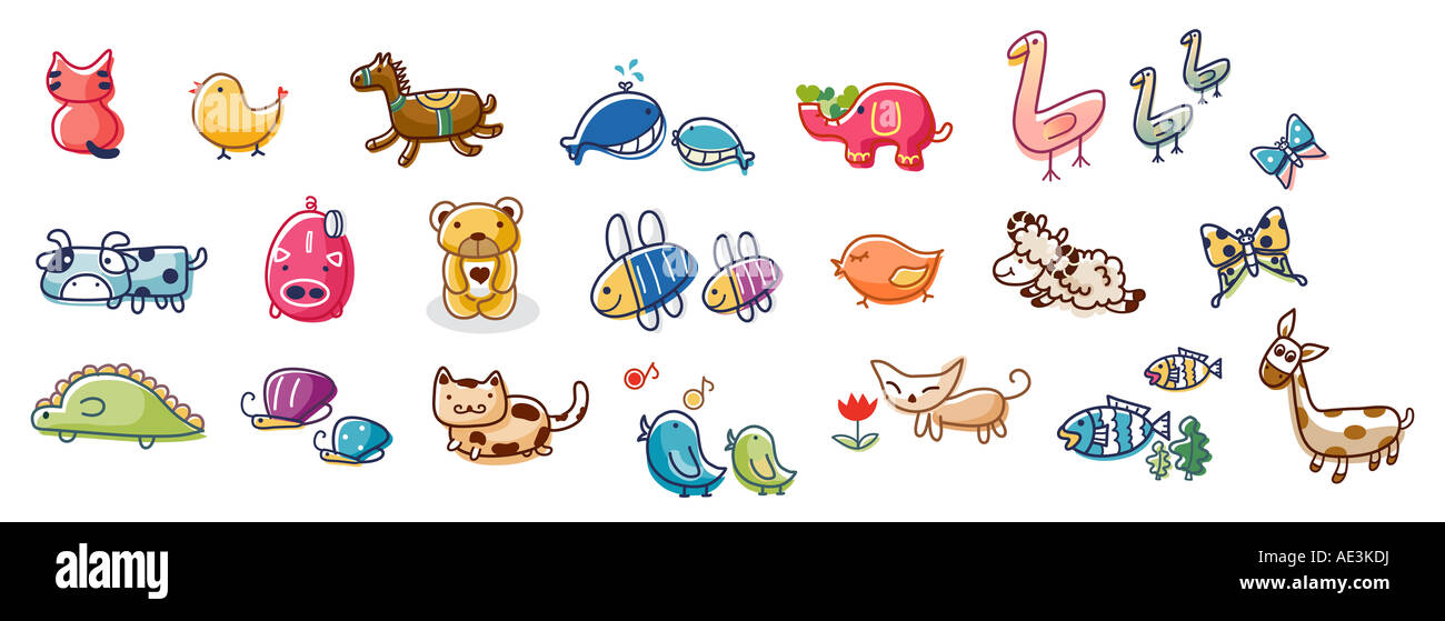 Types of animals hi-res stock photography and images - Alamy