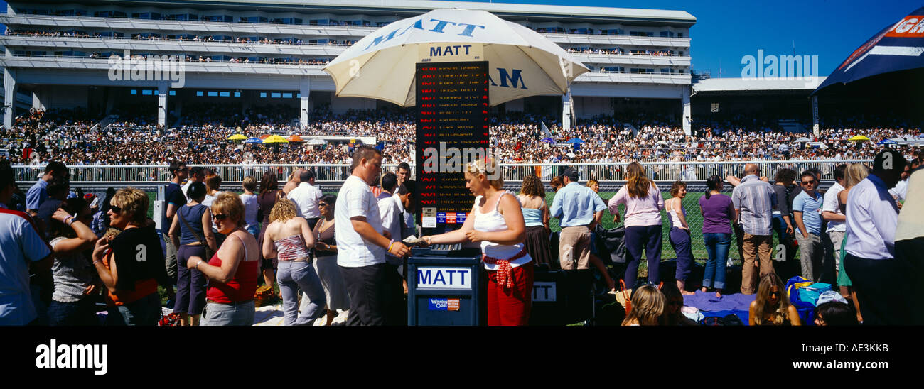 Crowds Derby Day Epsom Downs Surrey England Stock Photo - Alamy