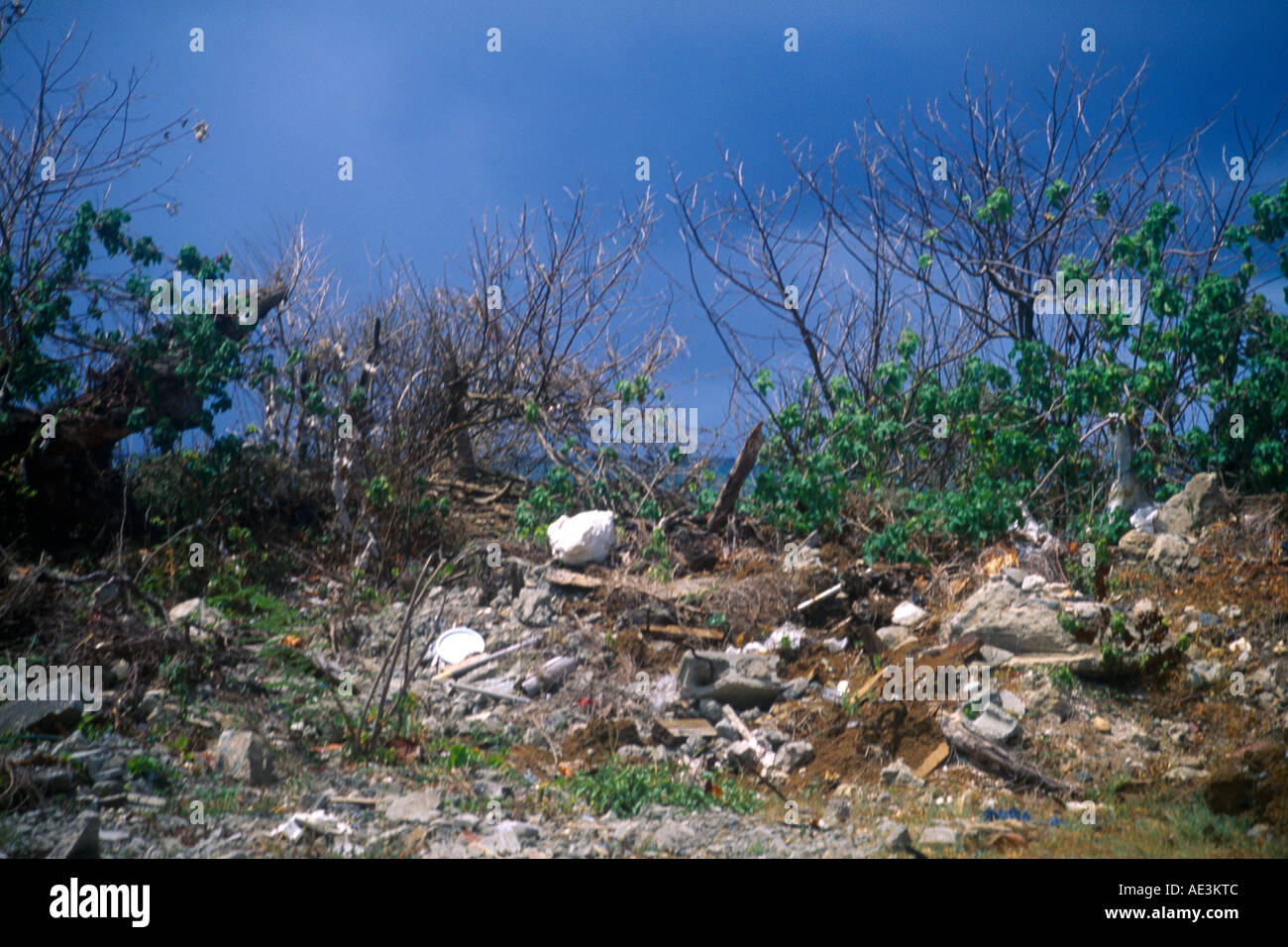 Rubbish dump caribbean hi-res stock photography and images - Alamy