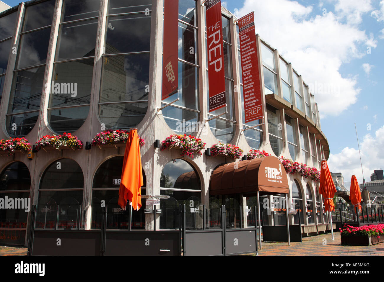 exterior of the birmingham repertory theatre centenary square ...