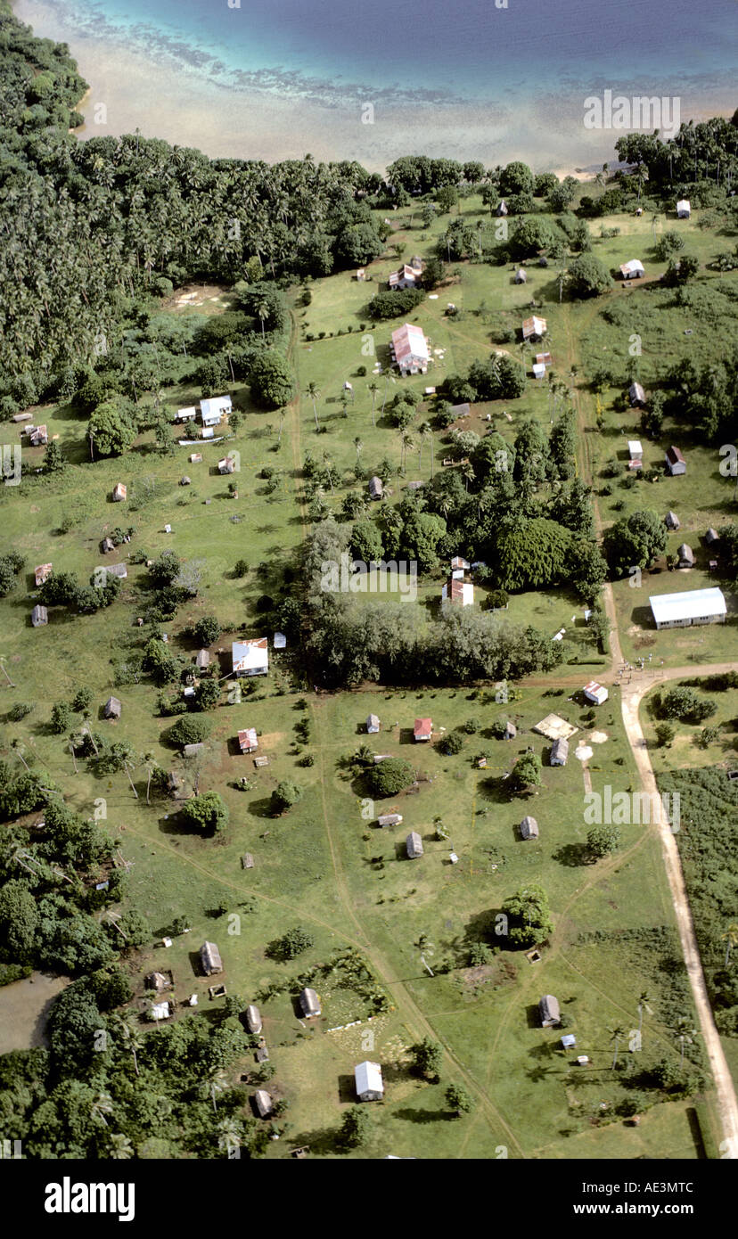 Aerial Makarve village Vavau Tonga Stock Photo - Alamy
