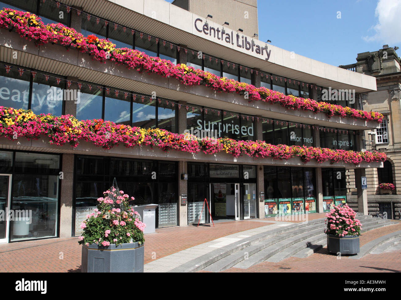 exterior of the central library chamberlain square birmingham west ...