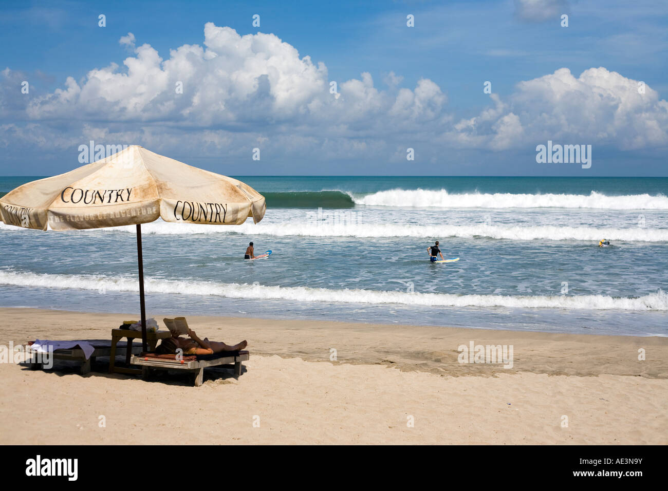 Kuta beach sands ocean bali hi-res stock photography and images - Alamy