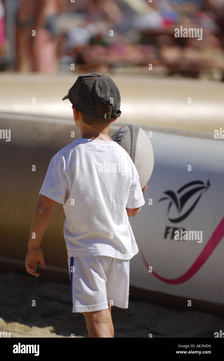 summer rugby boy Stock Photo - Alamy