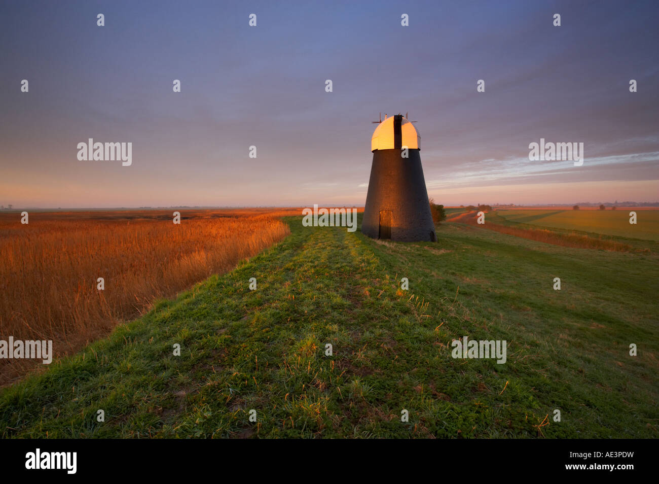 Runham, Norfolk on a winter s morning Stock Photo - Alamy