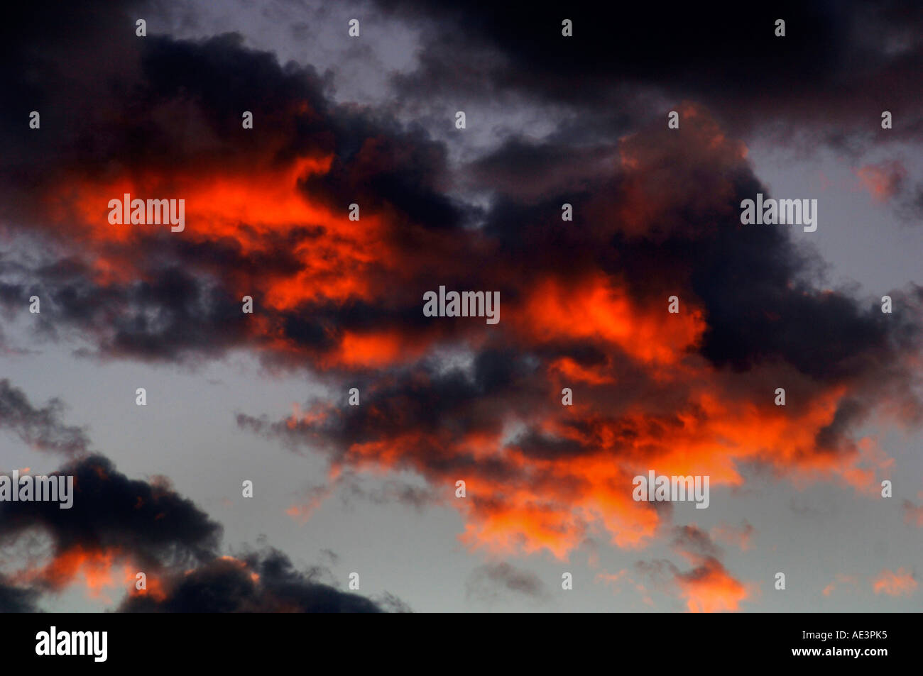 Red Sky At Night Stock Photo - Alamy