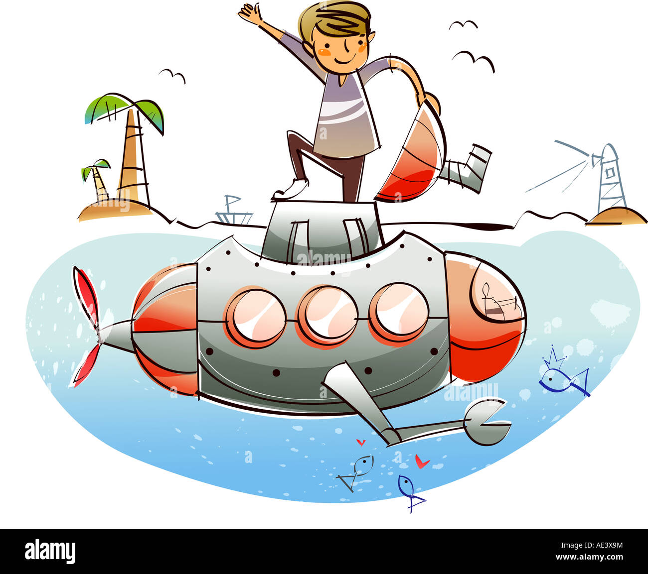 Standing on submarine hi-res stock photography and images - Alamy