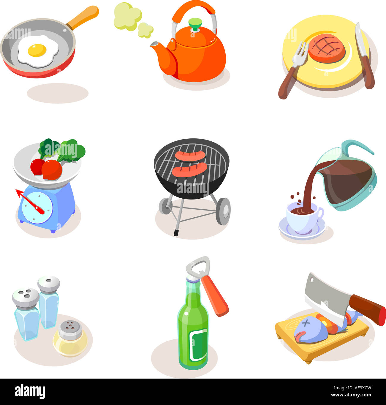 Close-up of various food items Stock Photo - Alamy