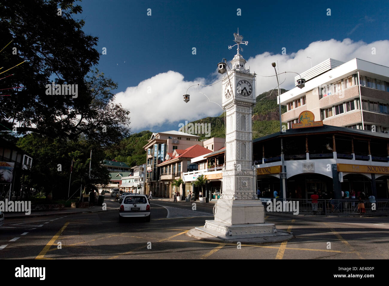 Victoria Mahe Island Seychelles Stock Photo - Alamy