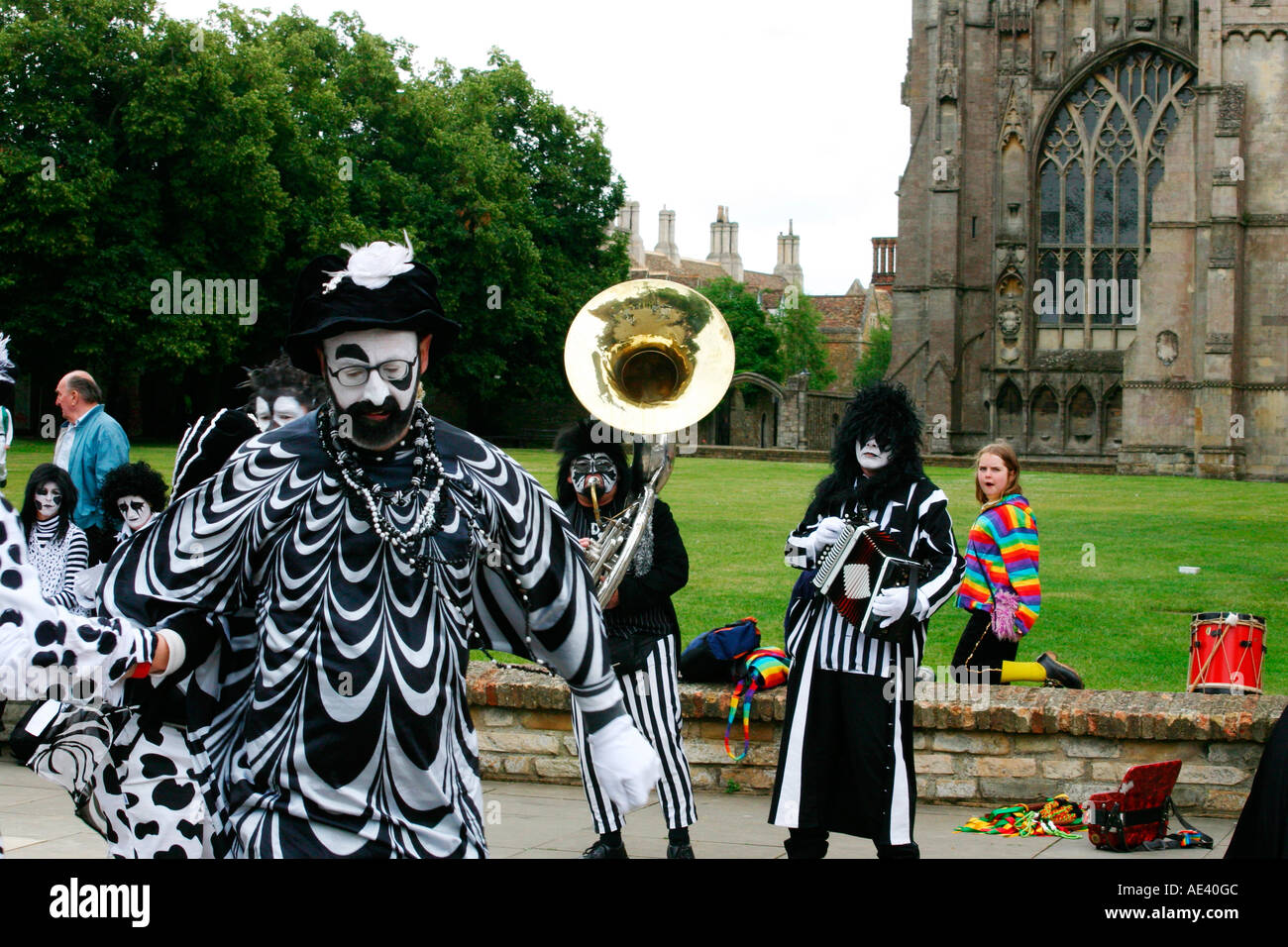 Morris Dancers outside Ely Cathedral Stock Photo - Alamy