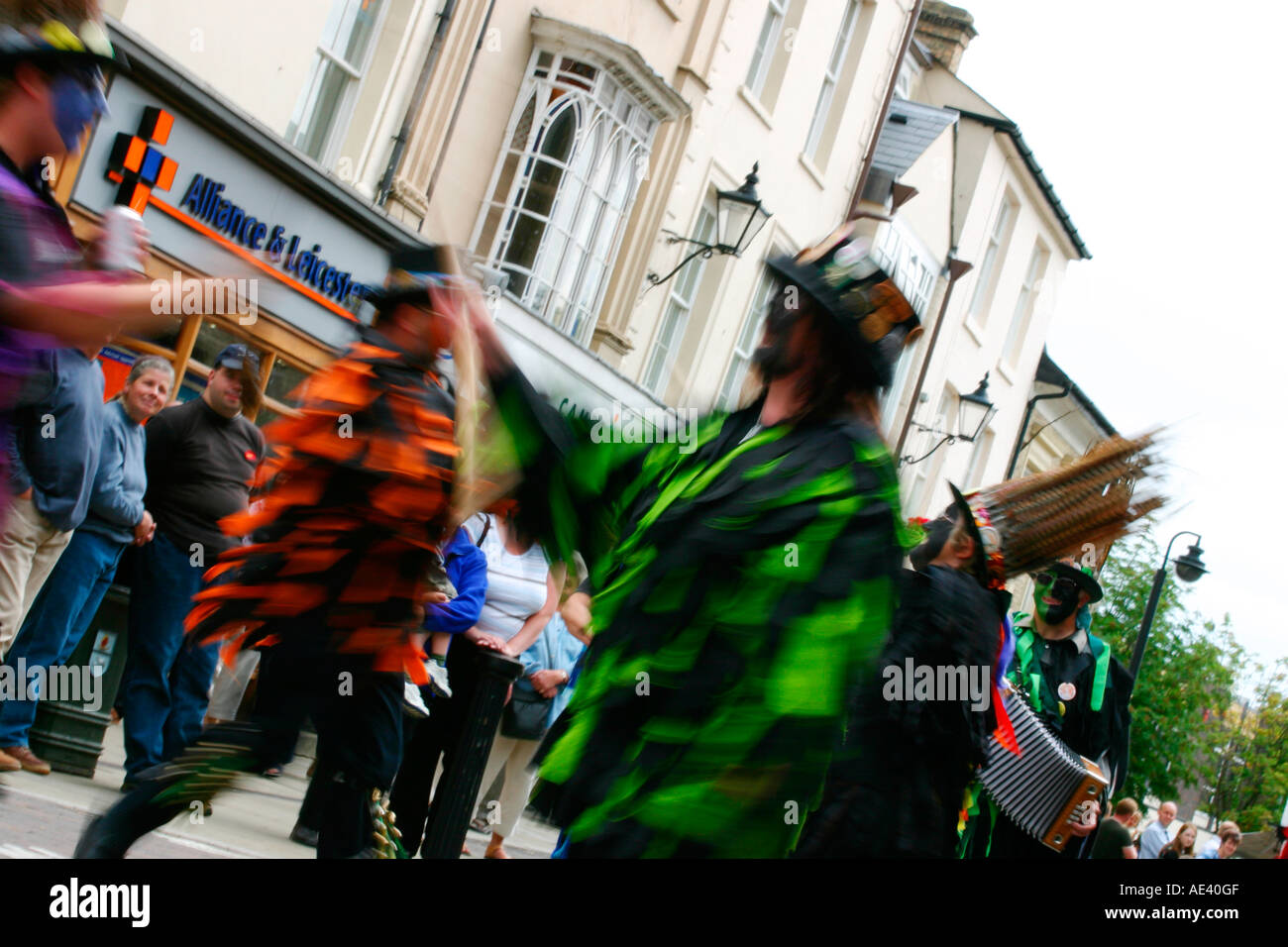 Morris dancers in motion hi-res stock photography and images - Alamy