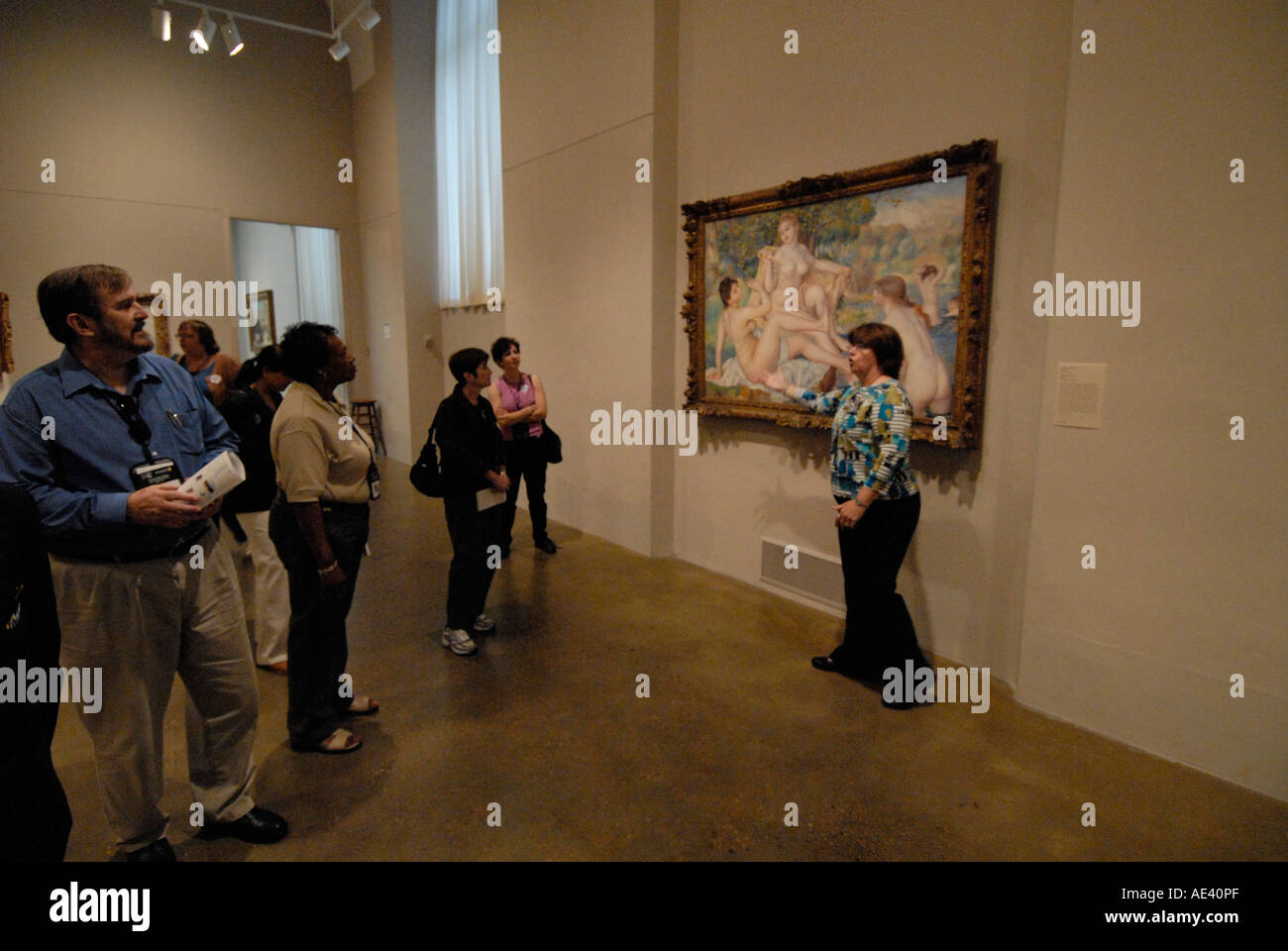 Philadelphia Museum of Art docent guide leading tour Philadelphia ...