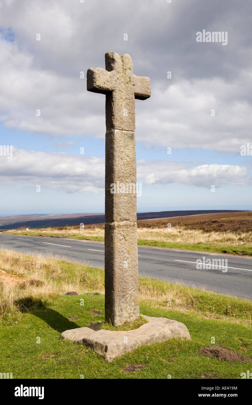 Young Ralph Cross, a medieval marker stone above Esk Dale, Westerdale ...