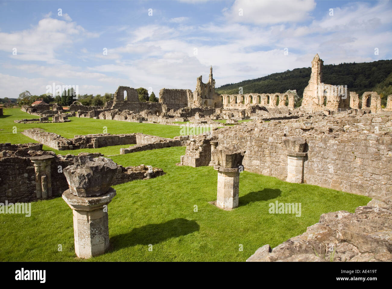 Cistercian byland abbey coxwold hi-res stock photography and images - Alamy