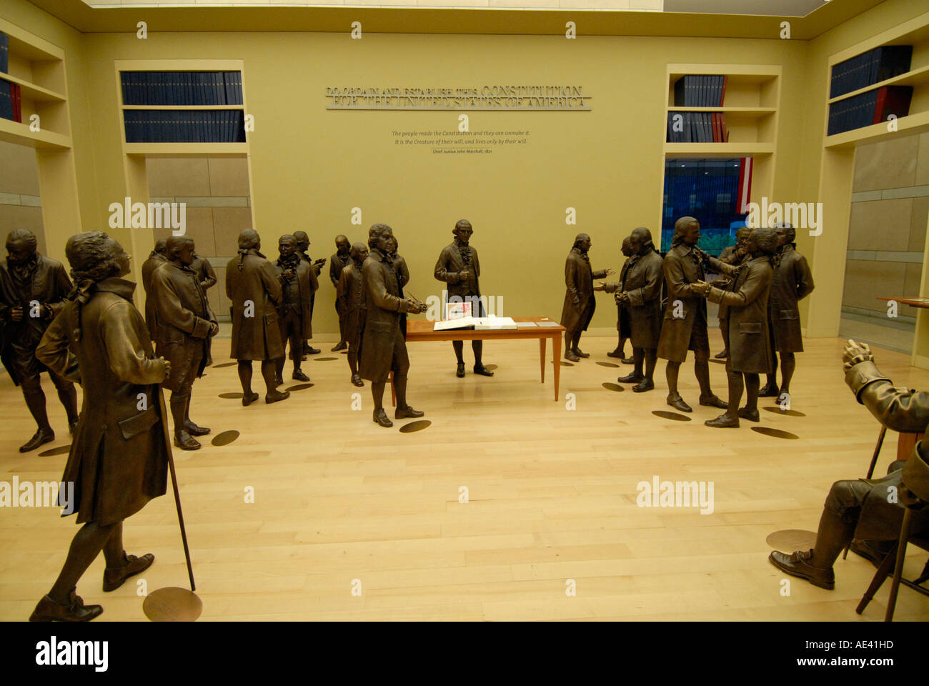 National constitution center sculptures hi-res stock photography and ...