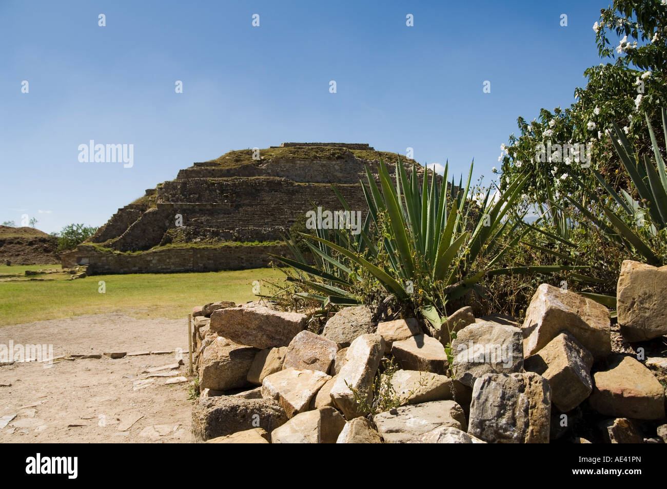 The ancient Zapotec city of Monte Alban, UNESCO World Heritage Site ...