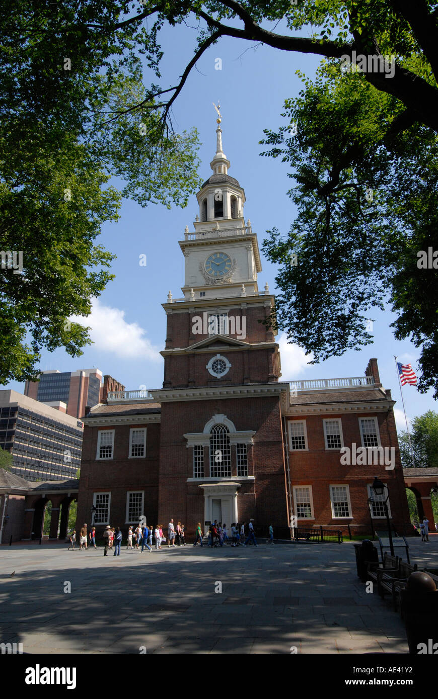 Independence Hall Philadelphia Pennsylvania PA USA Stock Photo - Alamy