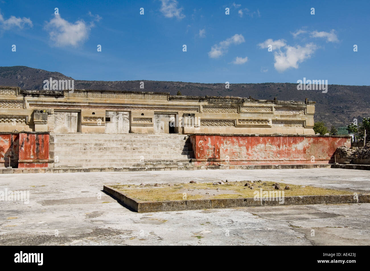 Palace of the Columns, Mitla, ancient Mixtec site, Oaxaca, Mexico Stock ...