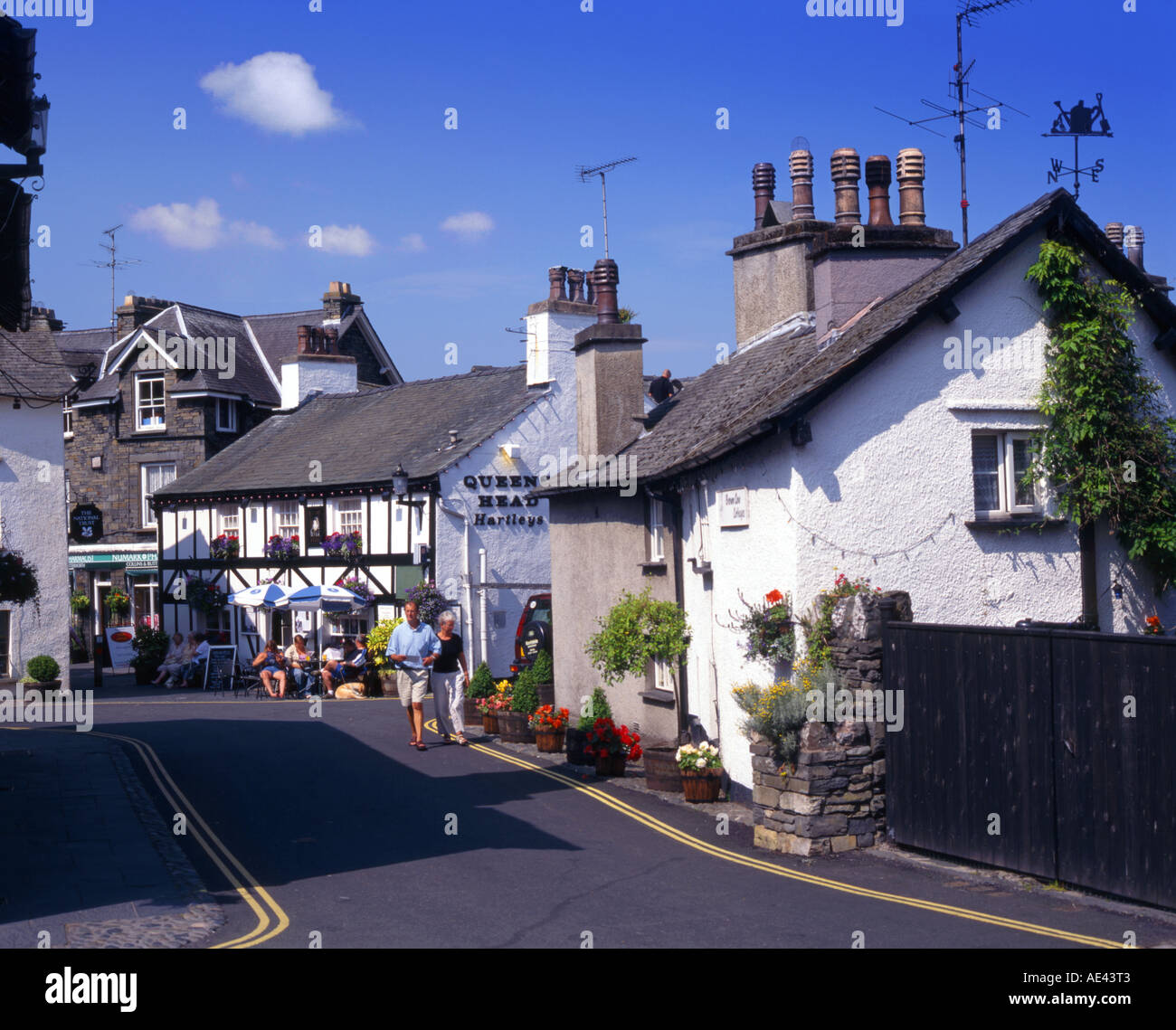 Hawkshead in the Lake District, England Stock Photo - Alamy