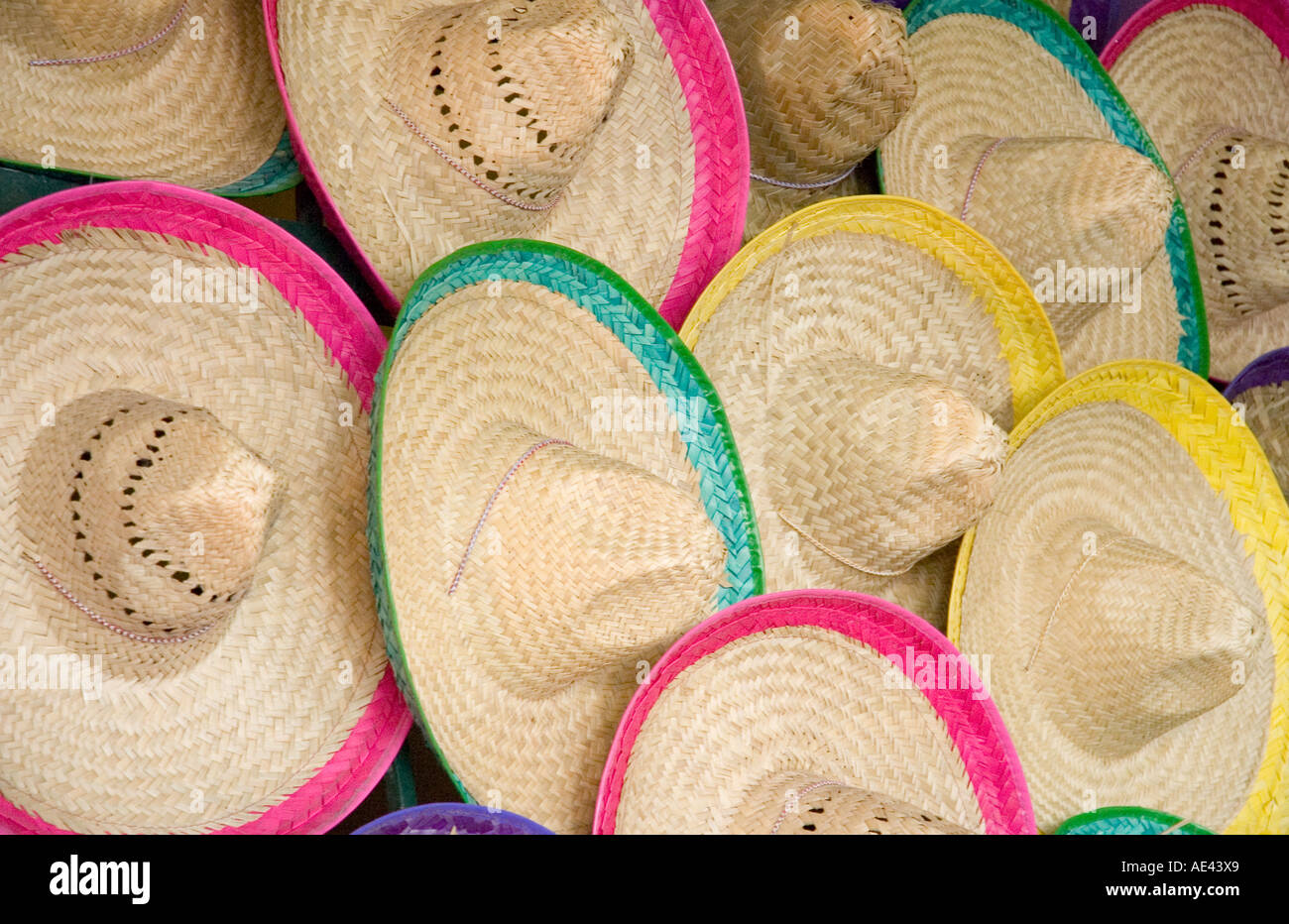 Mexican hats in South Beach, Miami, Florida Stock Photo - Alamy