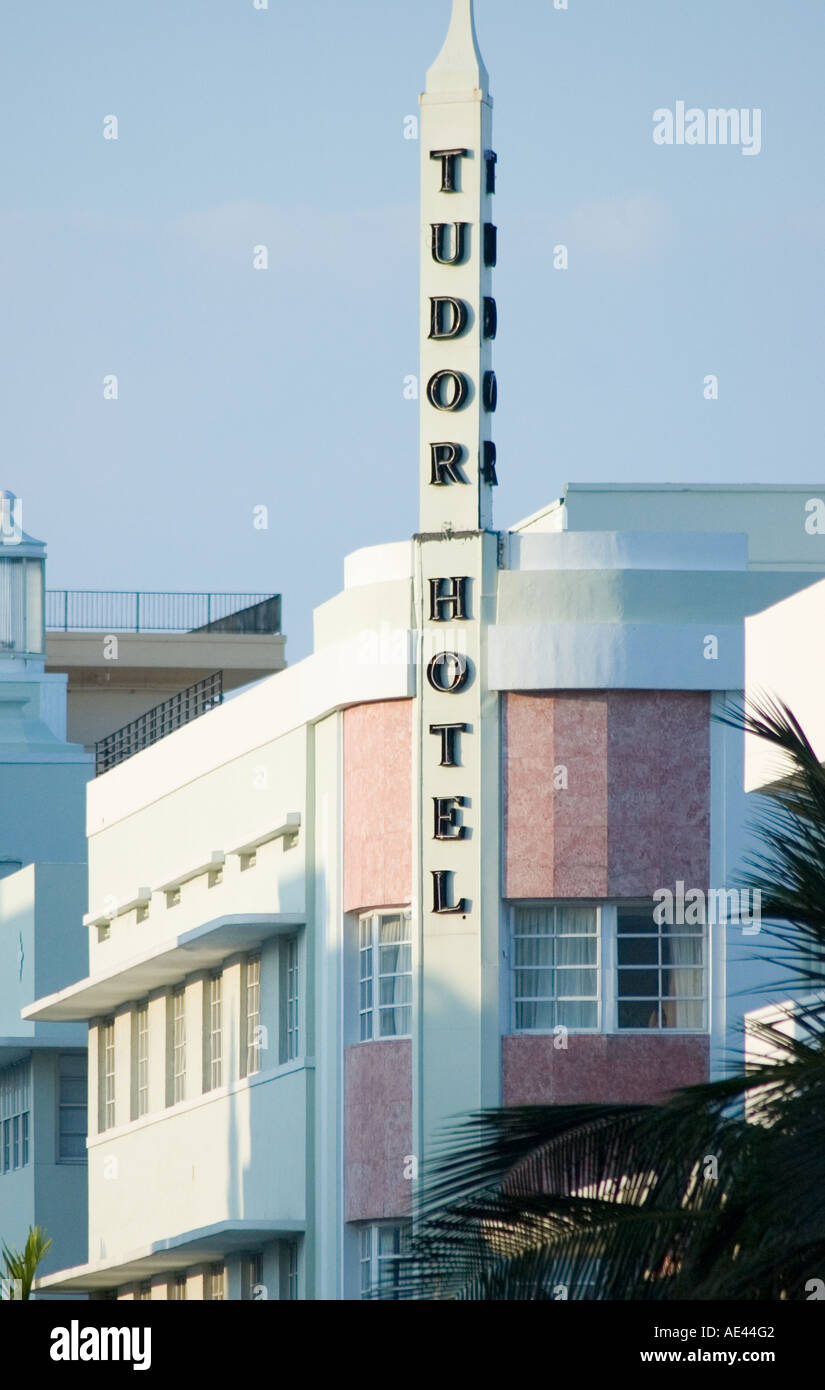 Tudor Hotel, South Beach, Miami, Florida Stock Photo - Alamy