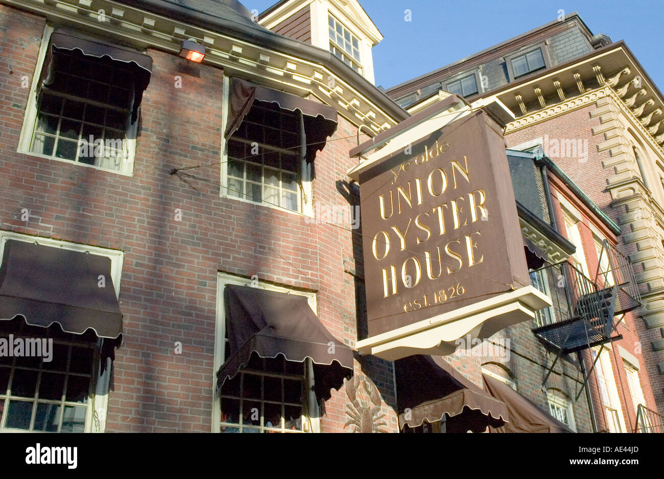 The Union Oyster House in Boston Massachusetts Stock Photo - Alamy