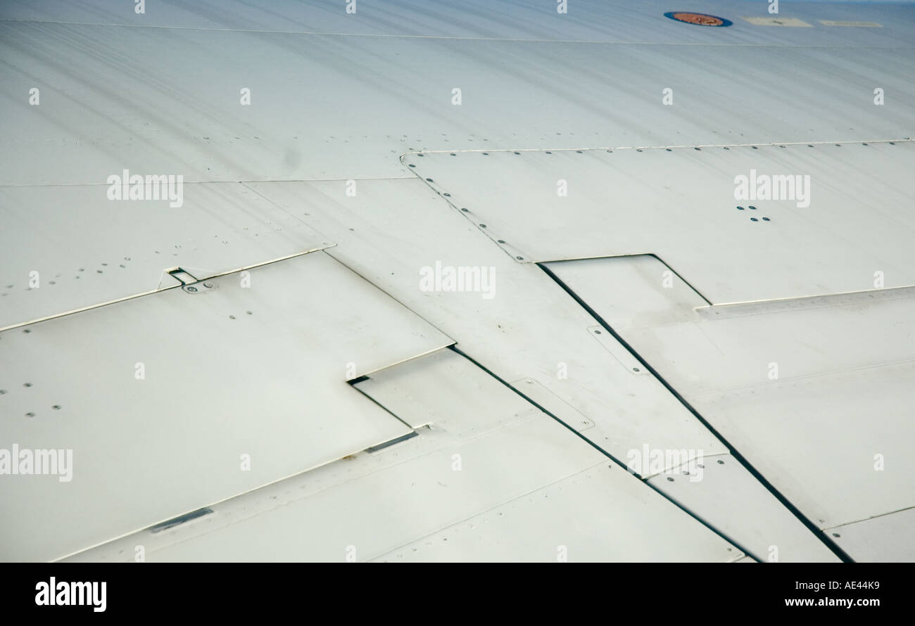 airplane wing detail Stock Photo - Alamy
